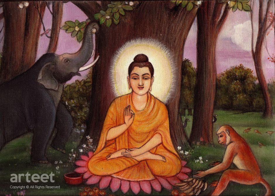 Indian Buddha Paintings