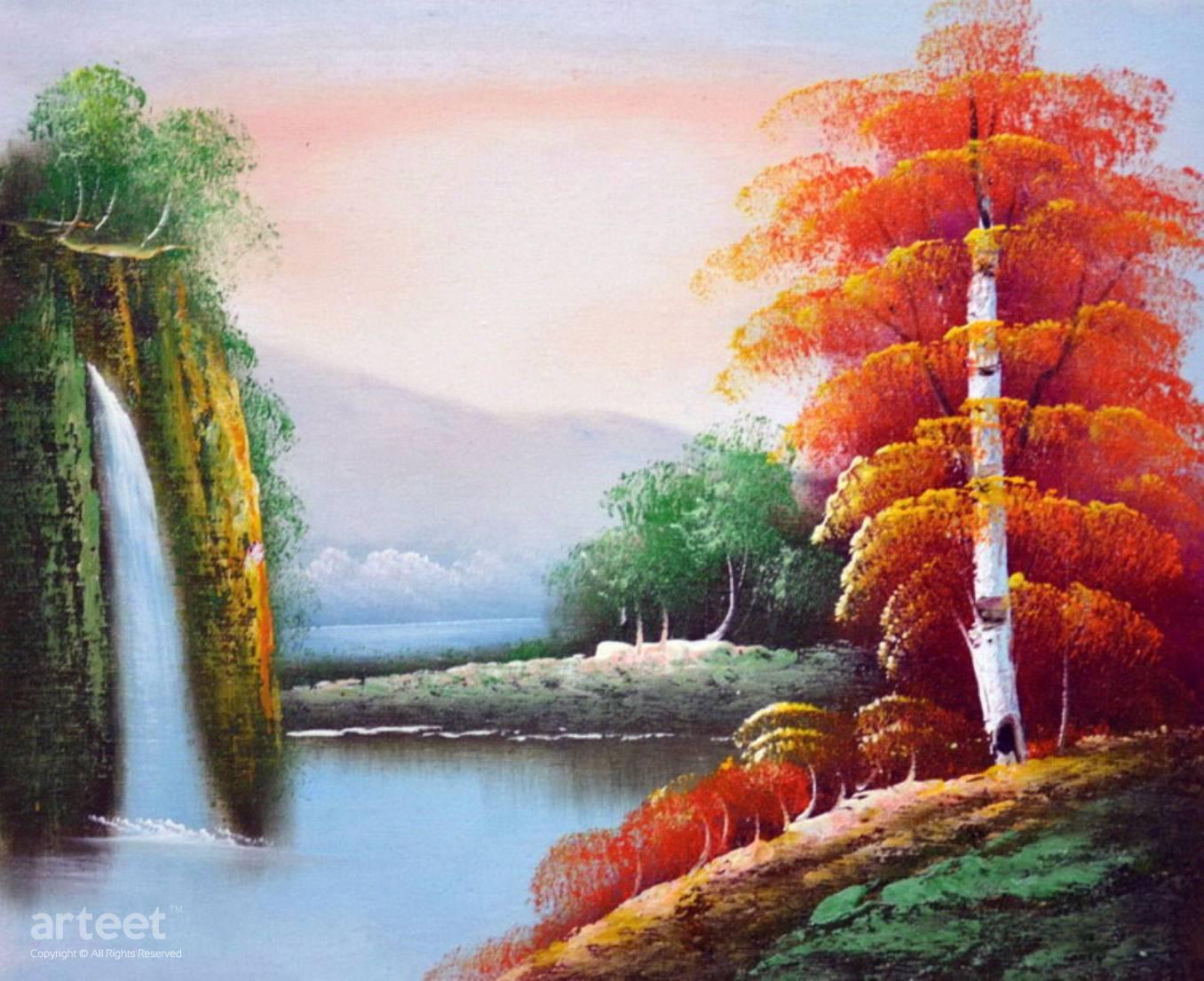 Autumn Red | Art Paintings for Sale, Online Gallery