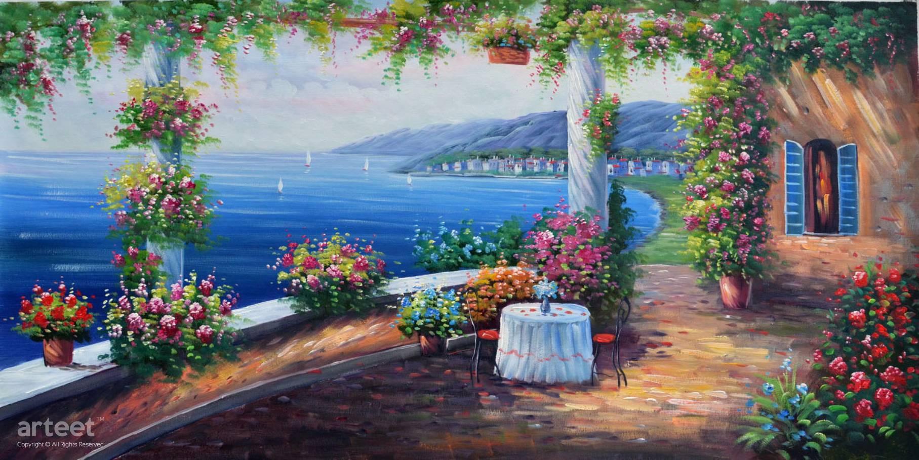 Capri Seascape | Art Paintings for Sale, Online Gallery