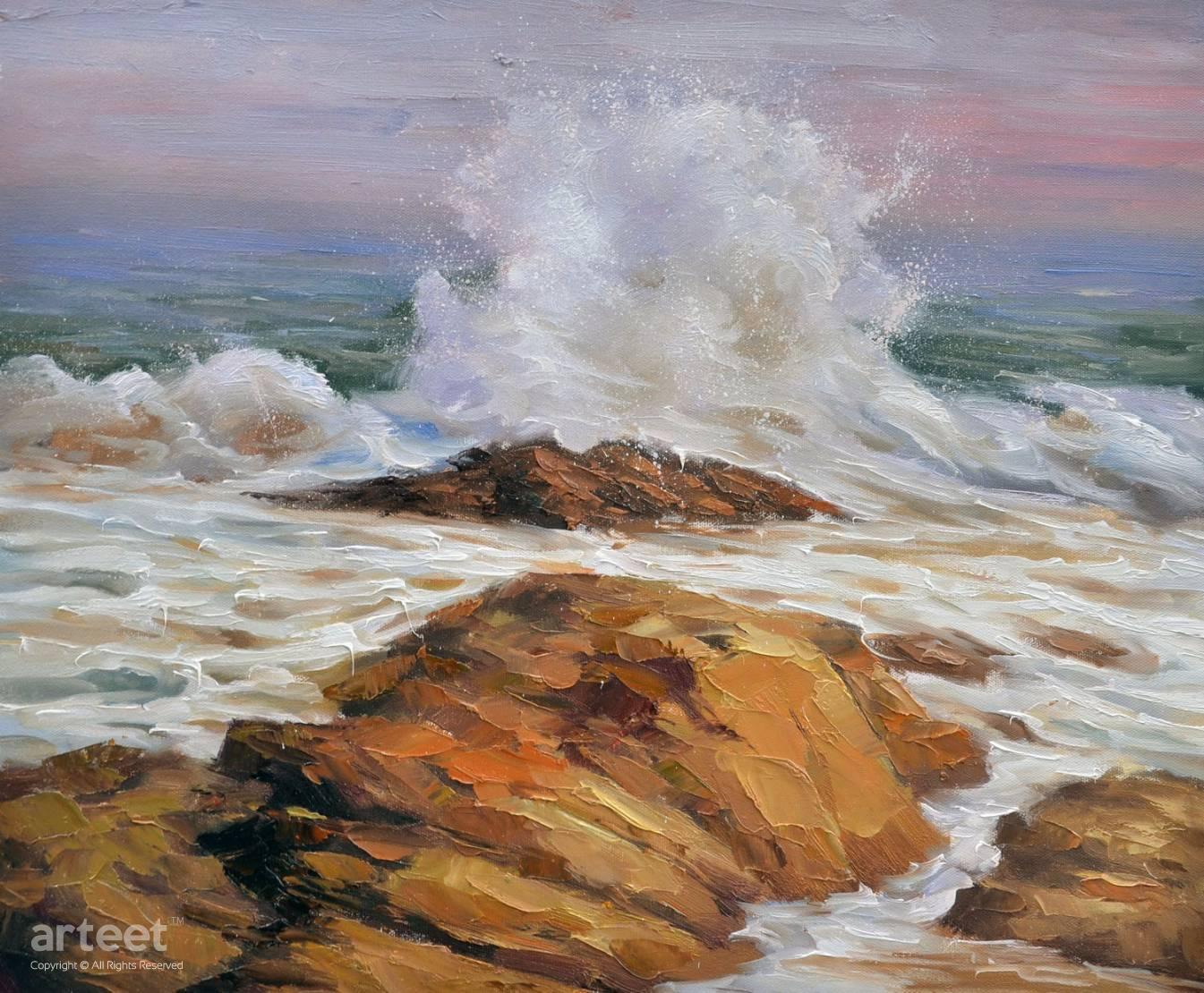 Contemplating | Art Paintings for Sale, Online Gallery