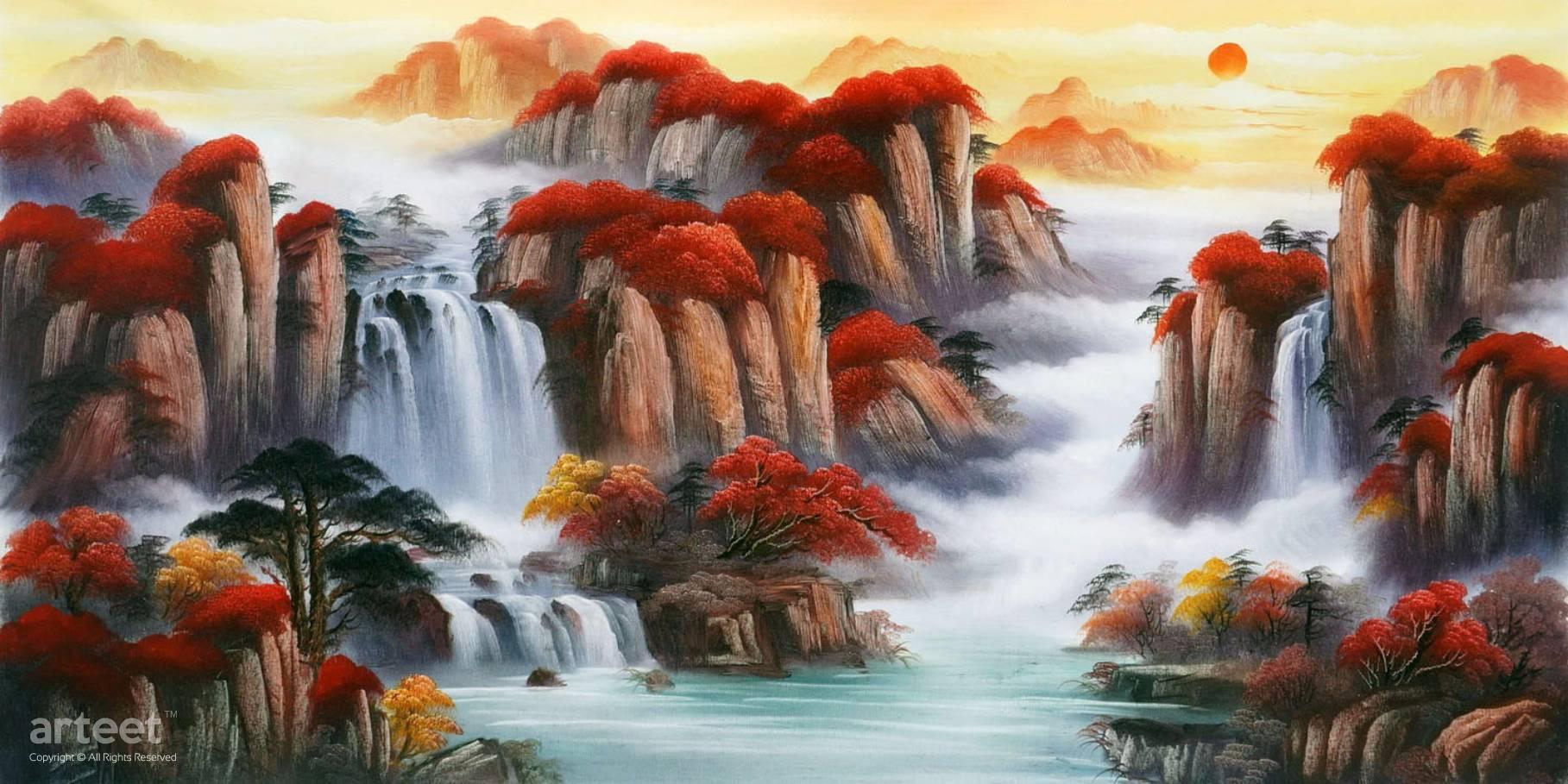 Red Cliffs | Art Paintings for Sale, Online Gallery