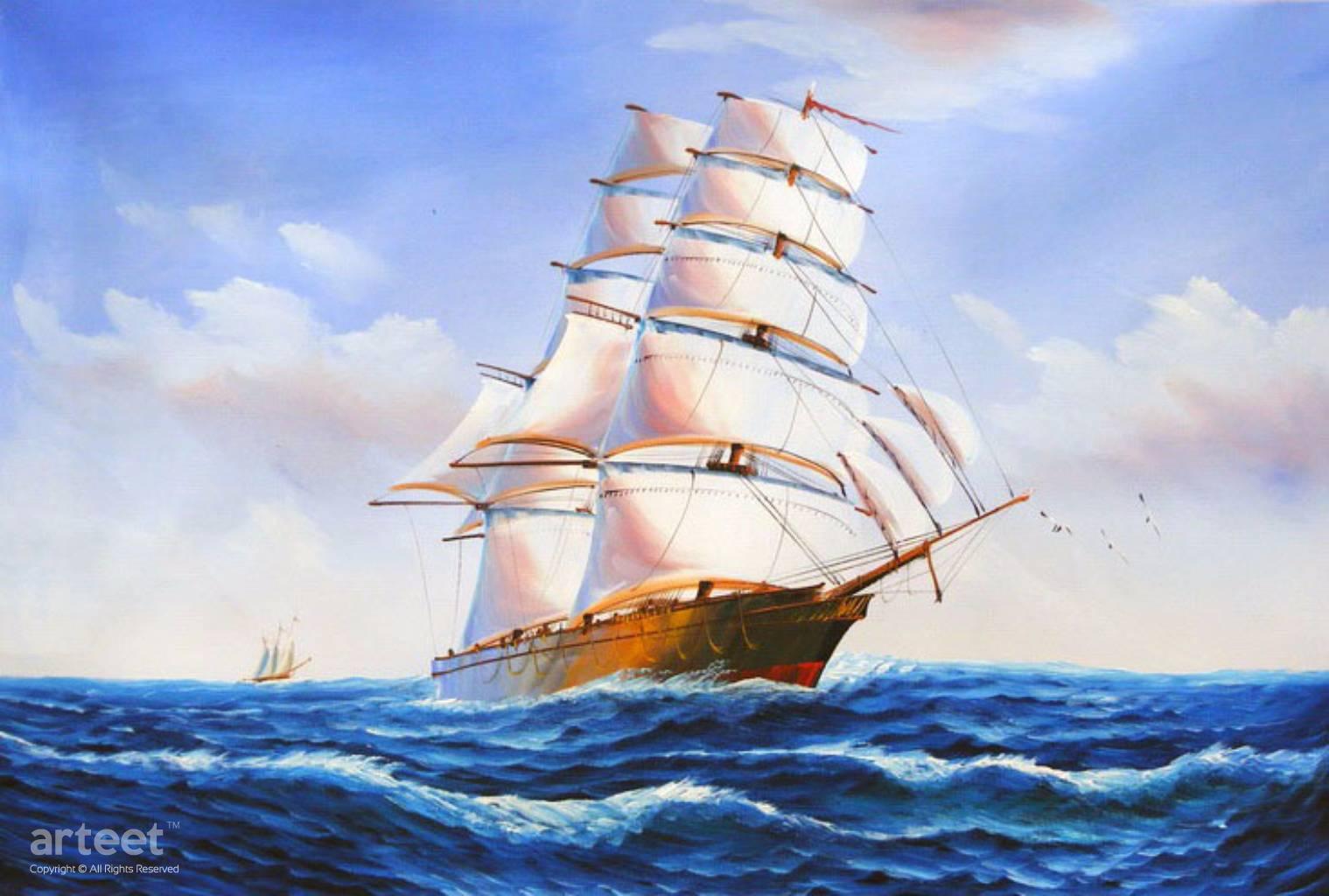 Sailing | Art Paintings for Sale, Online Gallery