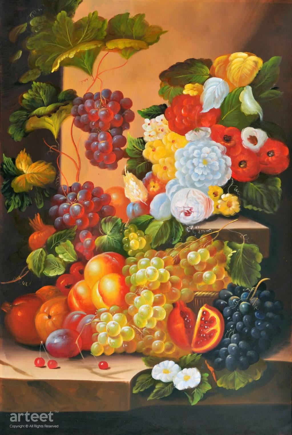 Still Life With Fruit | Art Paintings for Sale, Online Gallery