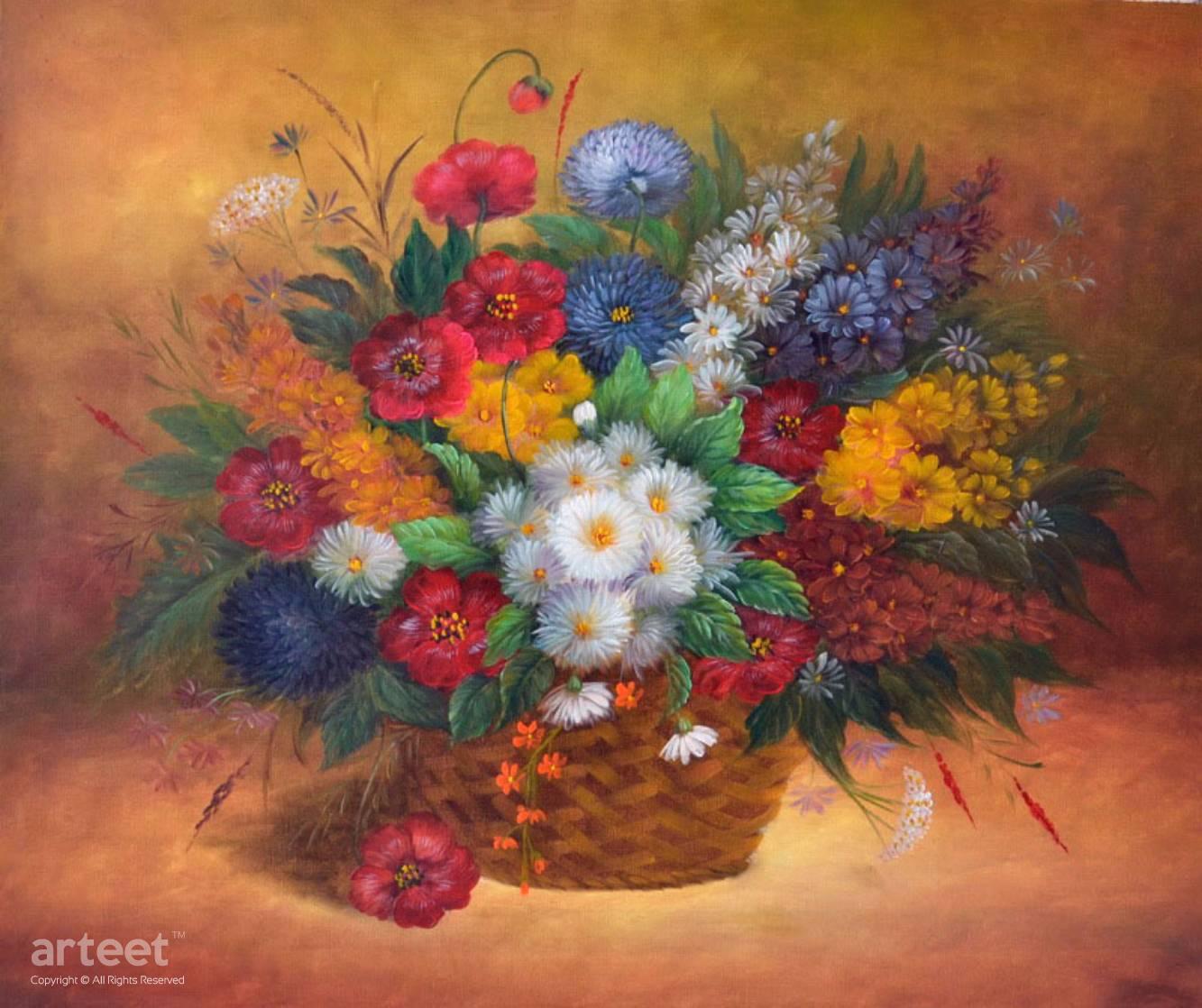 Un Vaso Di Fiori | Art Paintings for Sale, Online Gallery