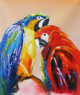 Parrots | Art Paintings for Sale, Online Gallery