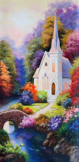 The Church | Art Paintings for Sale, Online Gallery
